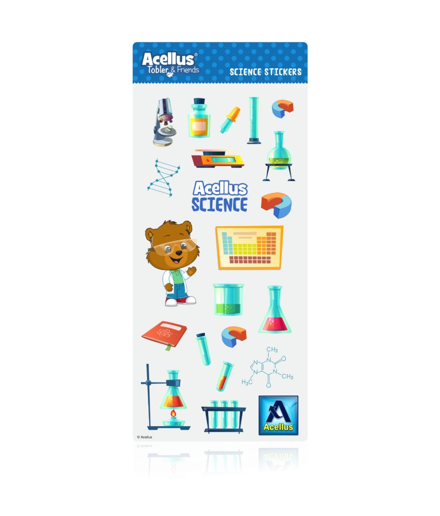 Tobler and Friends — Science Sticker Sheet – Acellus Store