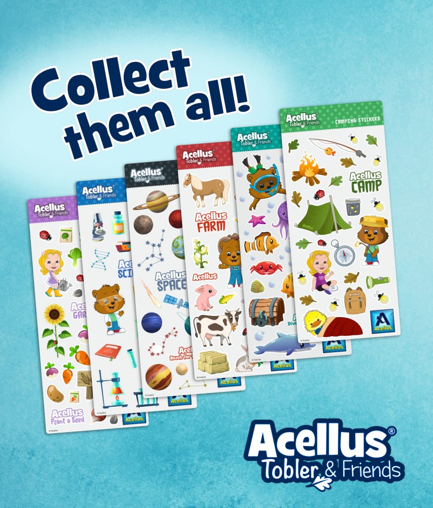 Tobler and Friends — Garden Sticker Sheet – Acellus Store
